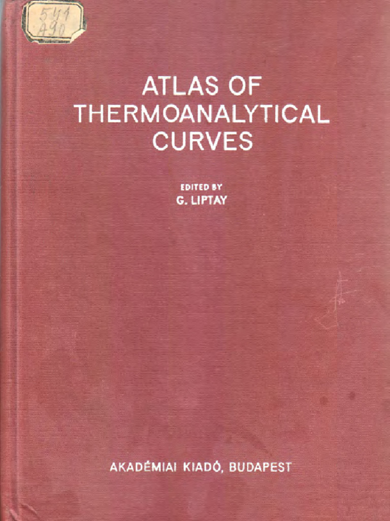 Liptay G. (Ed.) - Atlas of Thermoanalytical Curves. Volume 4 | PDF