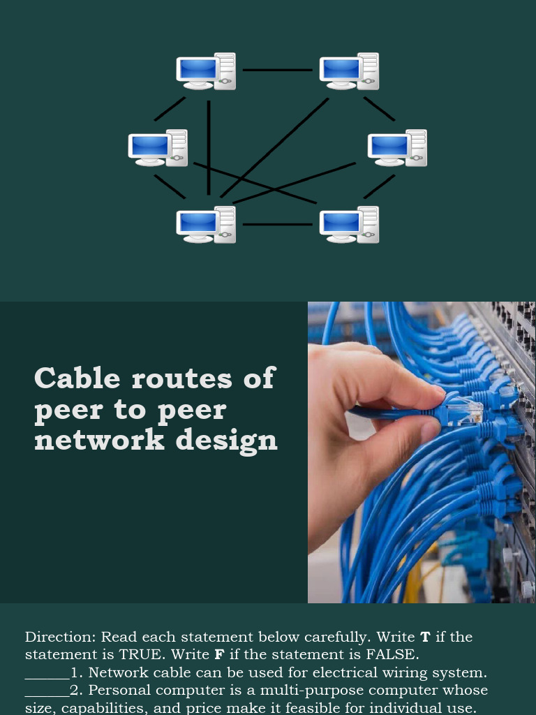 Introduction to Cable Routes in Peer to Peer Network Design | PDF ...