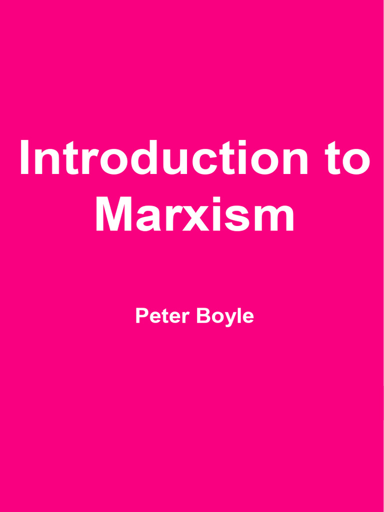 introduction_to_marxism | PDF | Value (Economics) | Hunter Gatherer