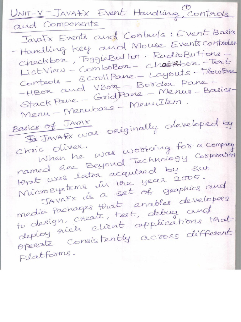 Oops - Unit 5 - Reg 2021-1 | PDF