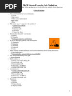 DMER Lab Technician Questions Only | PDF | Rna | Infection