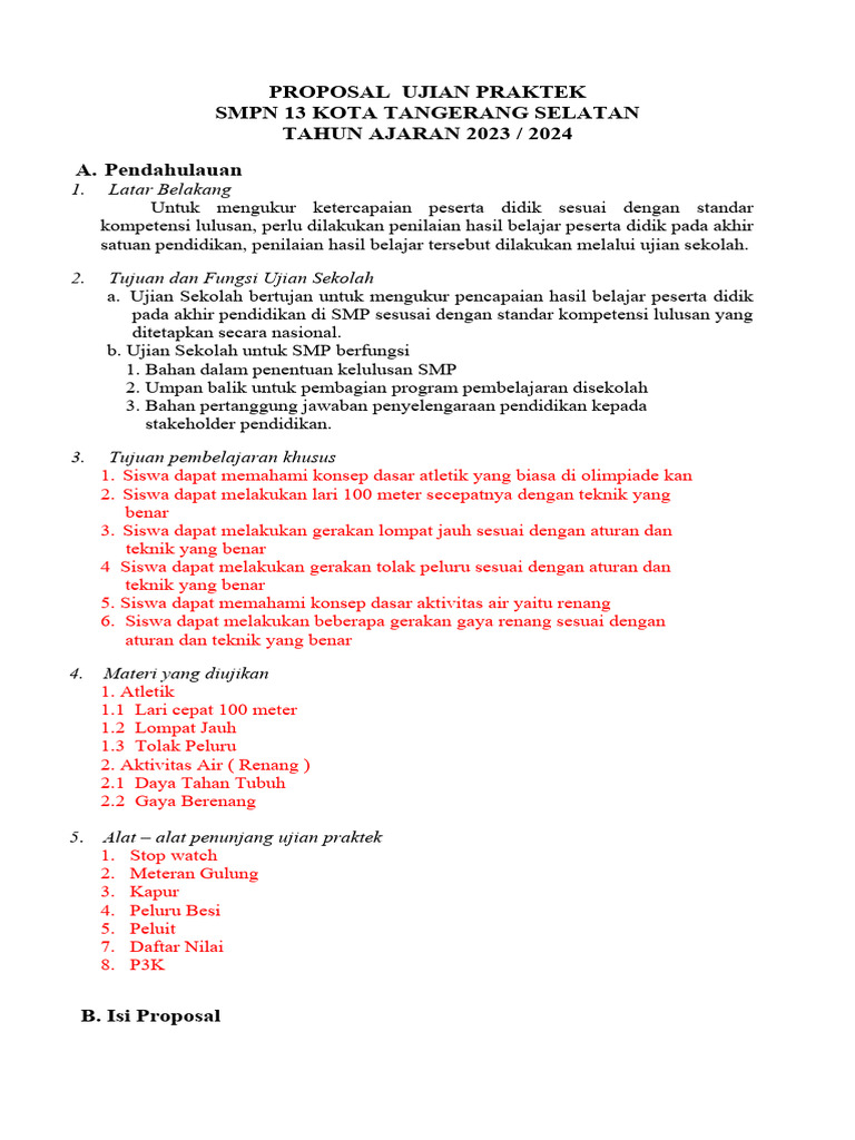 Proposal Ujian Praktek | PDF