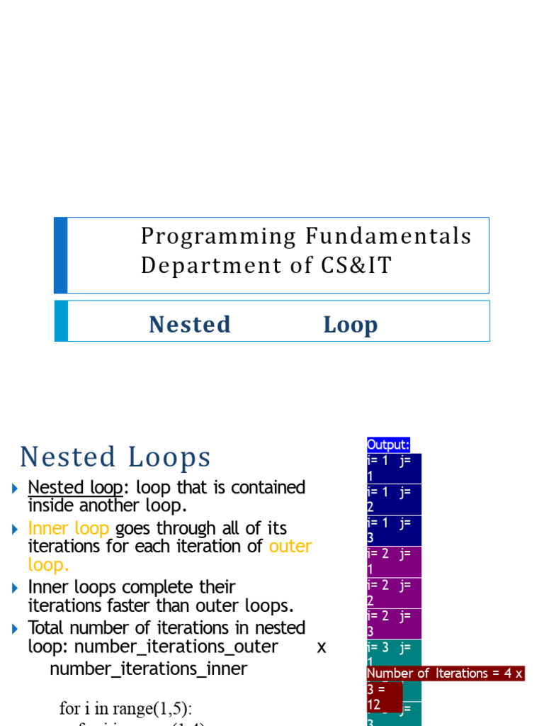 ProgFund Lect Week 6 | PDF | Control Flow | Computer Engineering