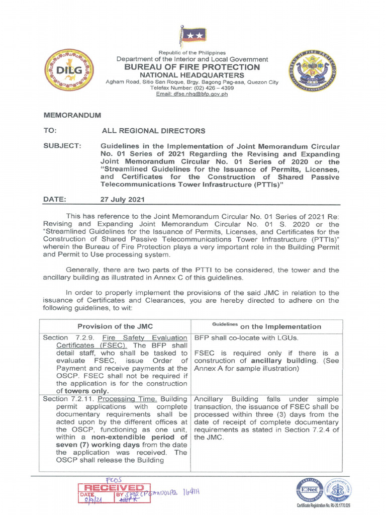 MC - Revised JMC For Ptti's Fsec (Boss) | PDF