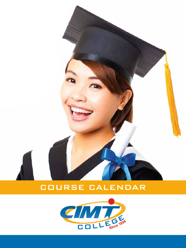 Cimt College Course Calendar | PDF