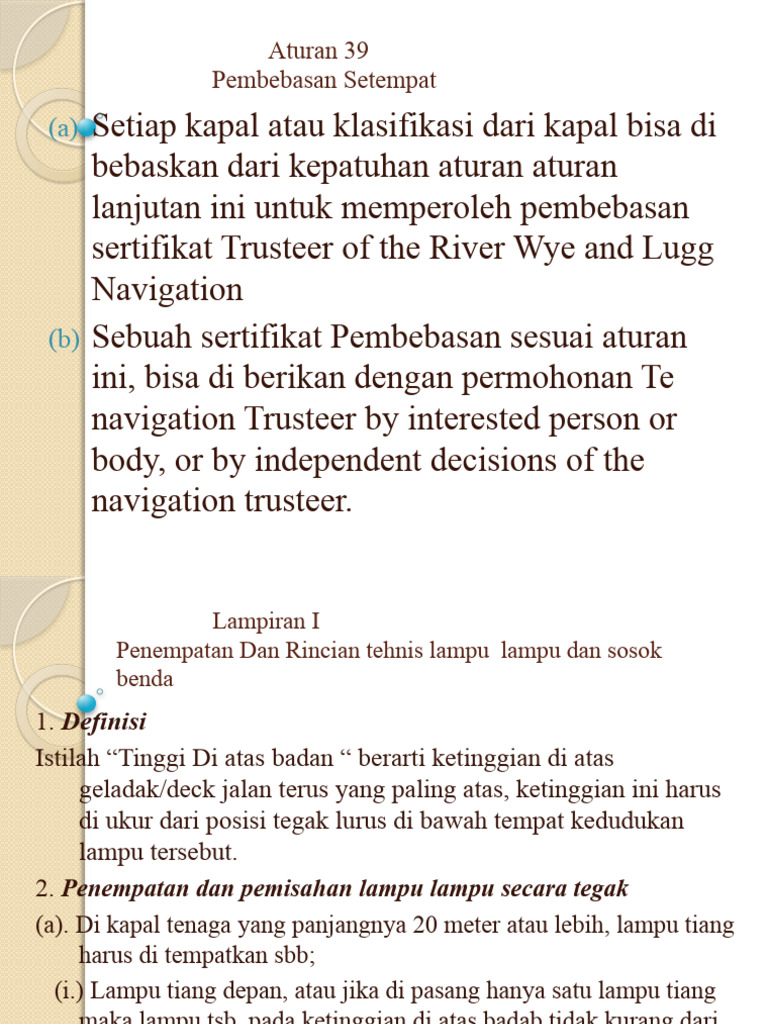 Rule 39 & Lampiran | PDF