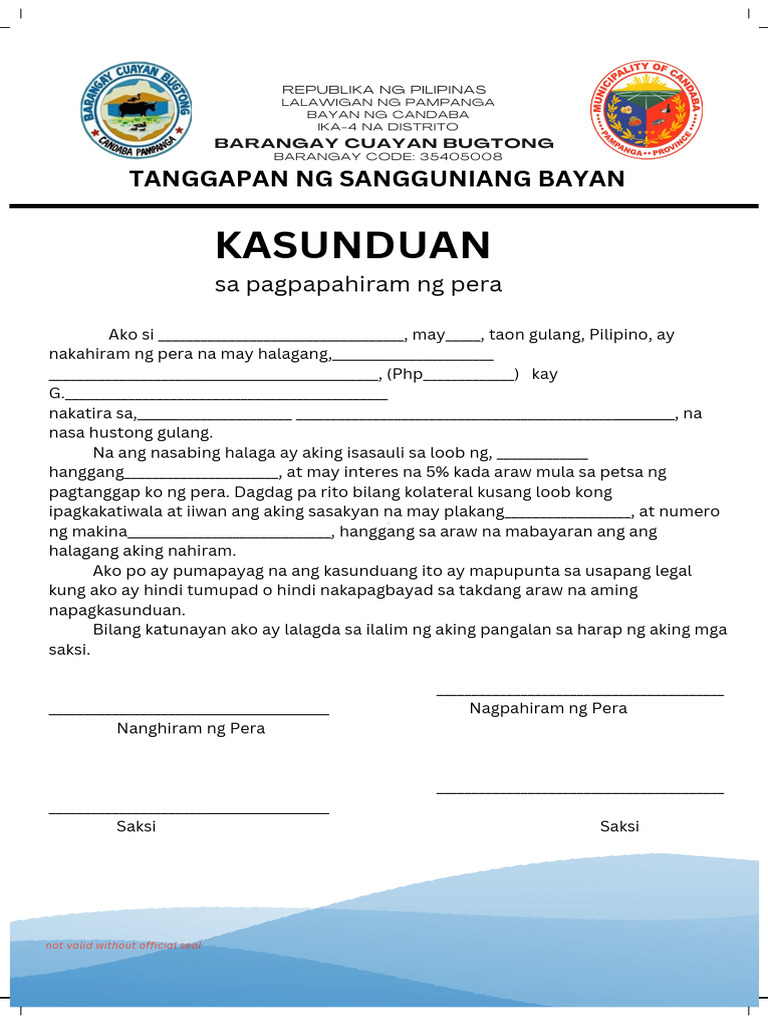Certificate Tagalog - PDF (8.5 X 13 In) | PDF