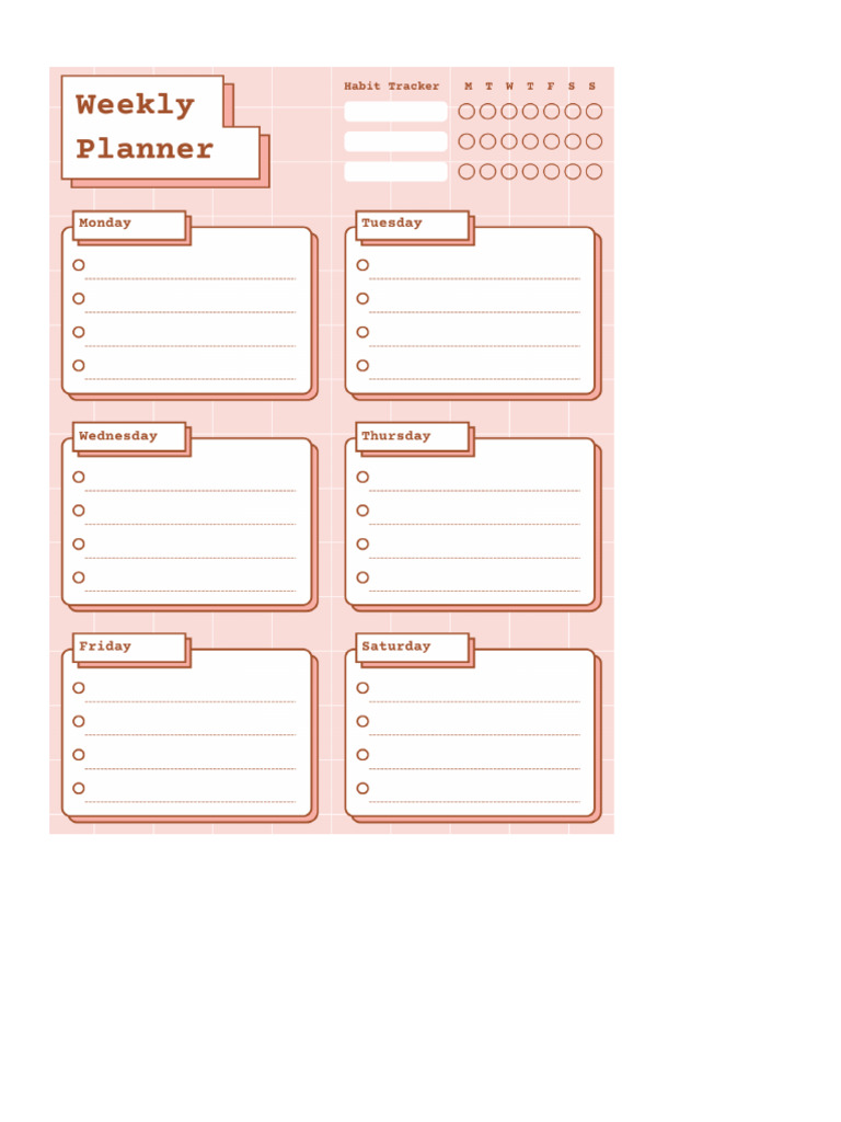 Weekly Planner | PDF