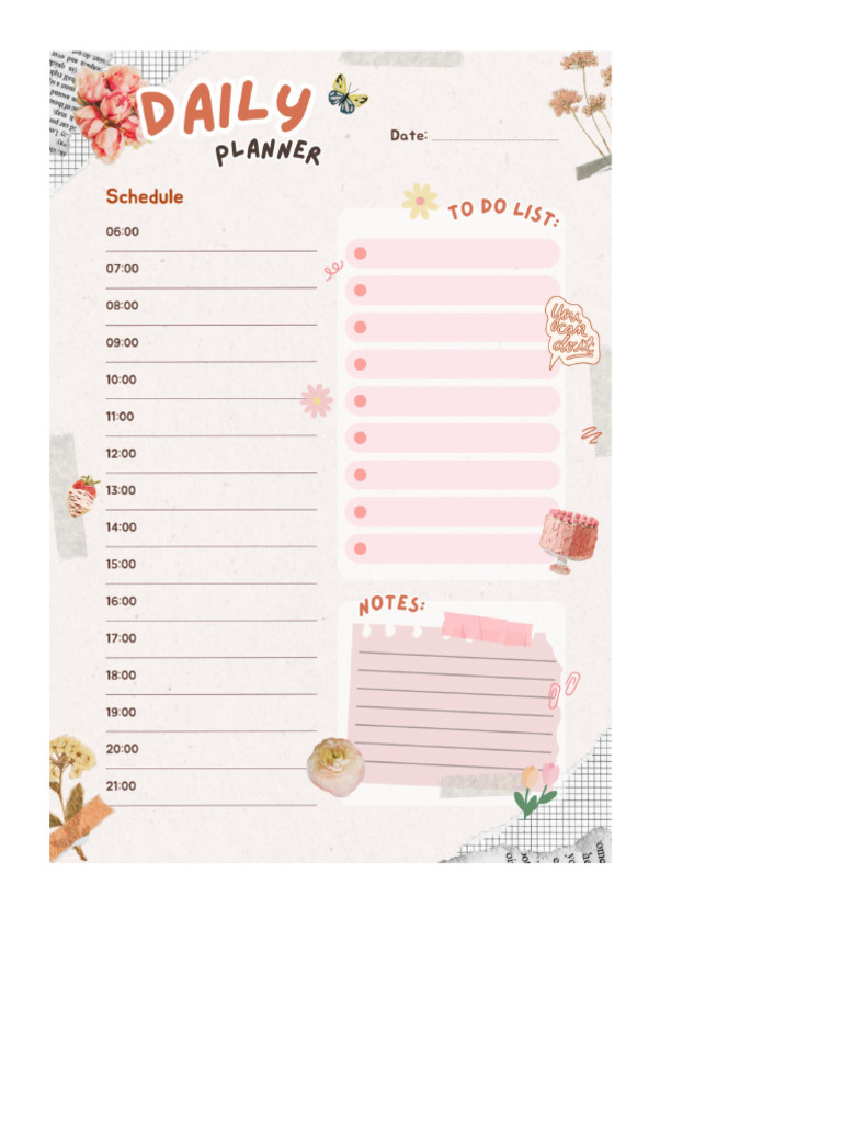 Weekly Planner 1 | PDF
