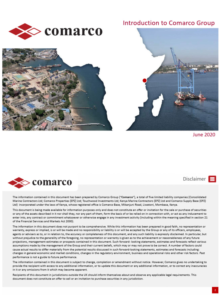 Comarco Group Presentation (Comp) - Jun 2020 (V9) - Read-Only-compressed | Download Free PDF ...