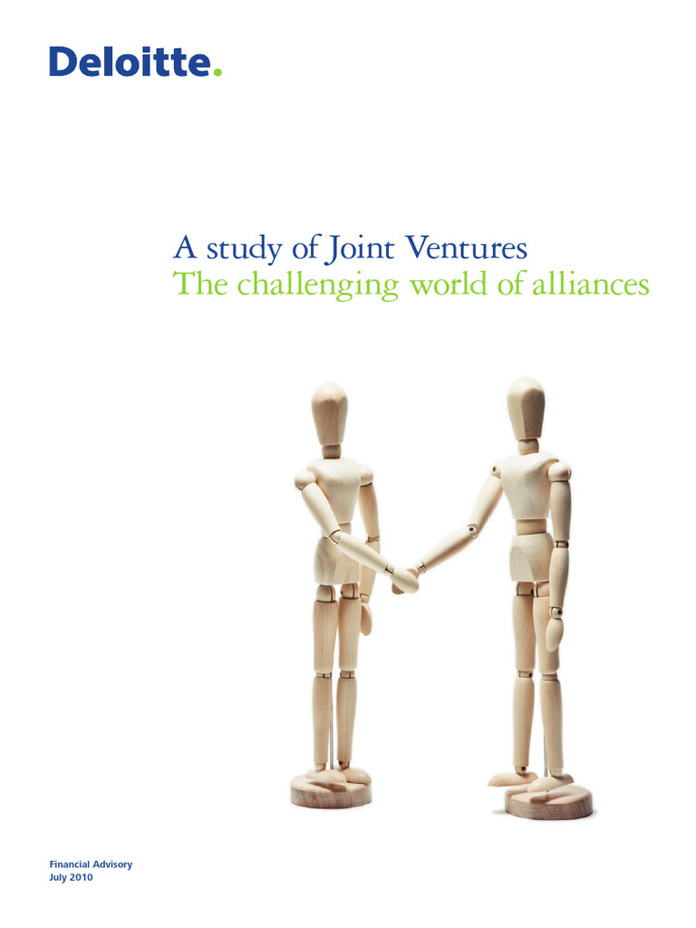 Etude - Joint - Venture - Juillet 2010. | PDF | Joint Venture | Governance