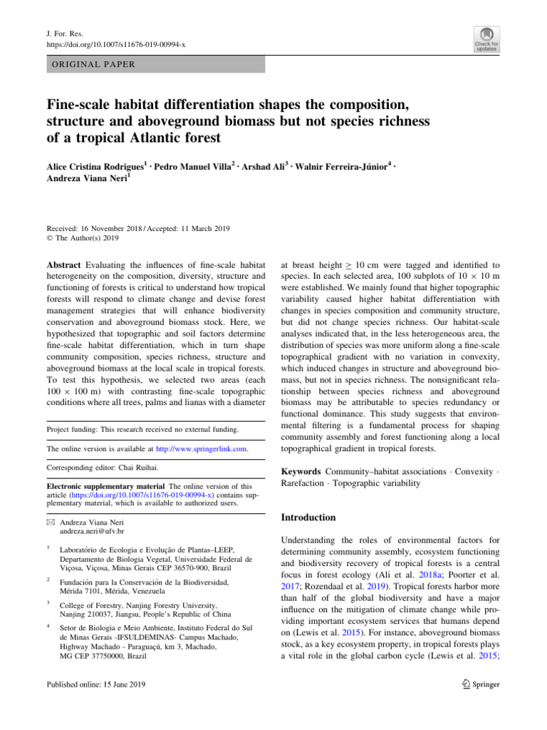 Fine-Scale - Habitat - Differentiation - Shapes - The - Comp ALICE ...