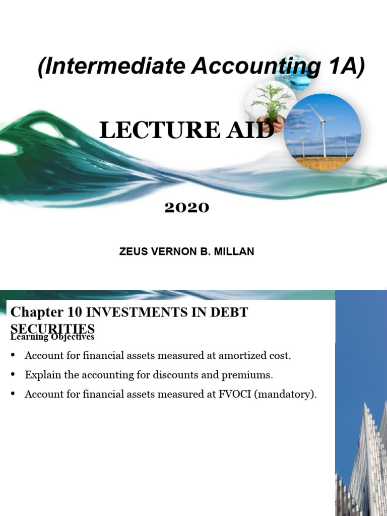 Chapter 10 Investments in Debt Securities | PDF | Bonds (Finance) | Securities (Finance)