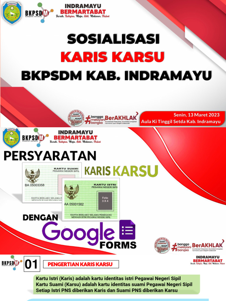 Sosialisasi Karis Karsu 13-03-2023 | PDF