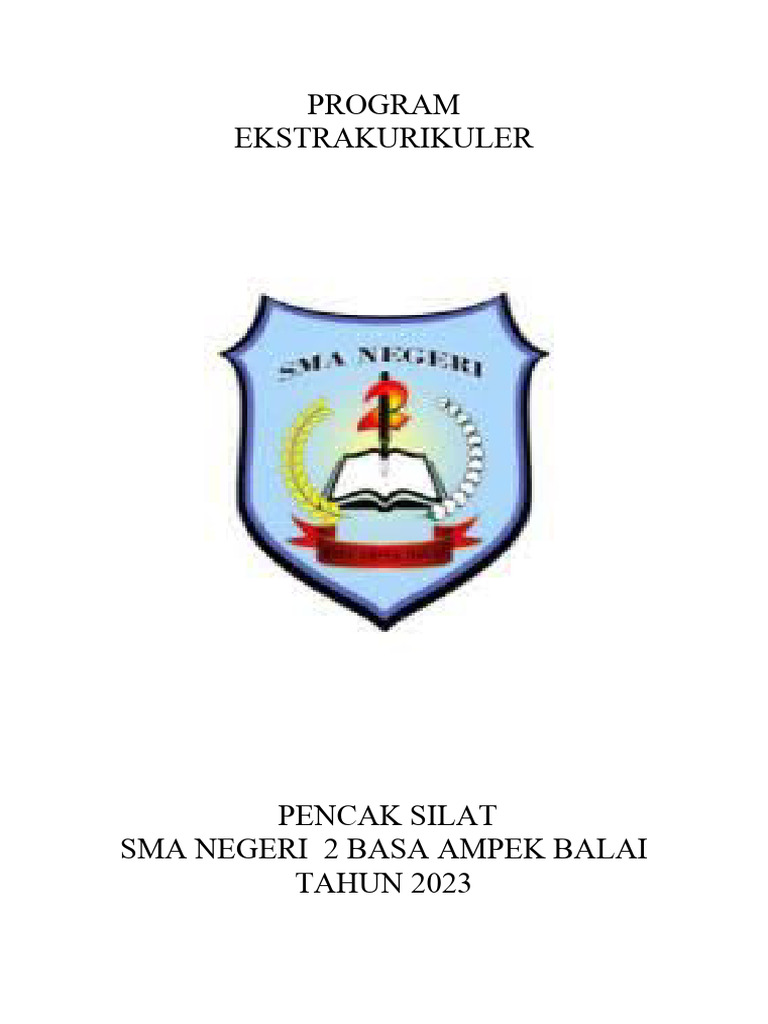 Program Ekstrakurikuler Pencak Silat SMAN 2 | PDF
