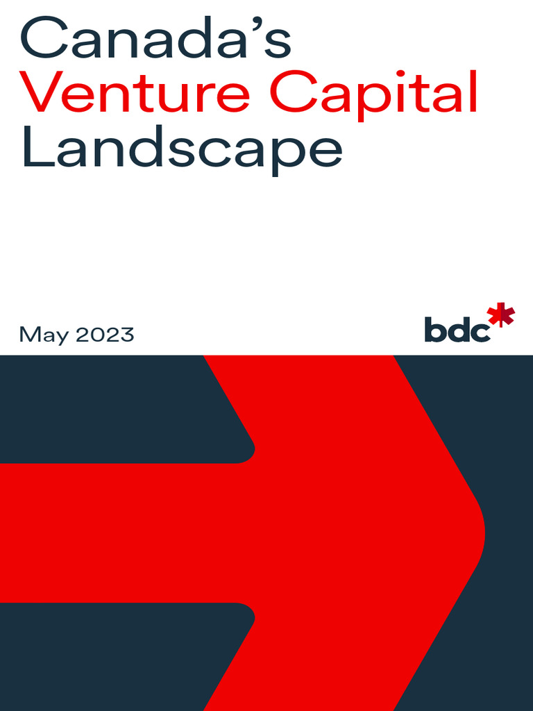 Report Canada Venture Capital Landscape 2023 | PDF | Venture Capital | Corporate Finance