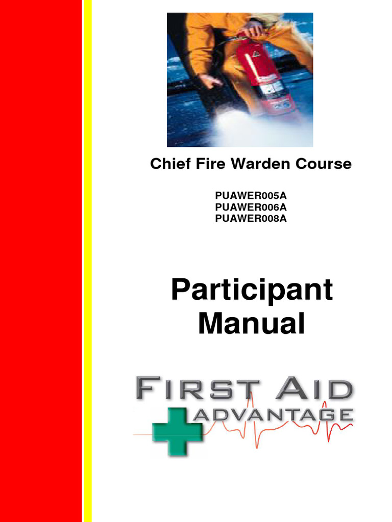 Chief Fire Warden Participants Manual | PDF | Emergency | Emergency ...