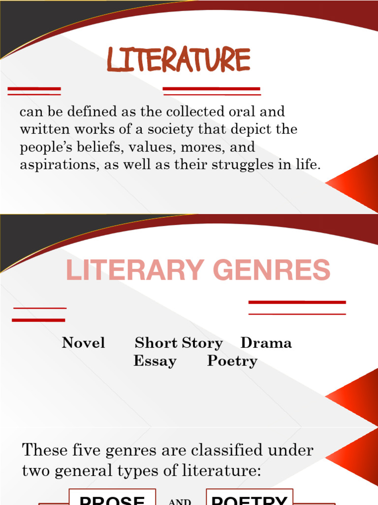 Literature Powepoint | PDF | Poetry | Narration