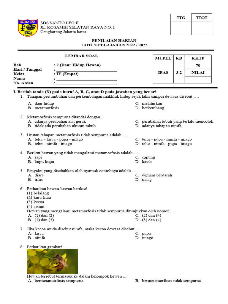 Soal PH 2 - Ipas | PDF