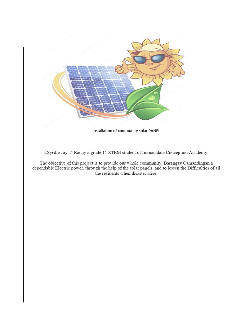 Action Plan 3 | PDF | Solar Energy | Photovoltaics