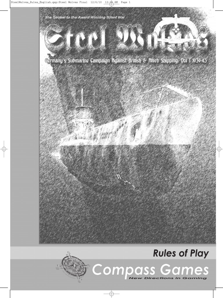 SteelWolves Rules English | PDF