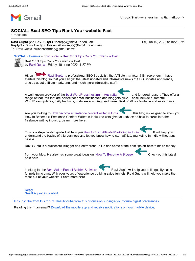 Gmail - SOCIAL - Best SEO Tips Rank Your Website Fast | PDF | Gmail ...