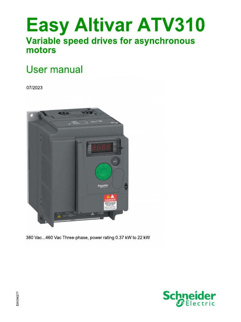 ATV 310 User Manual | PDF