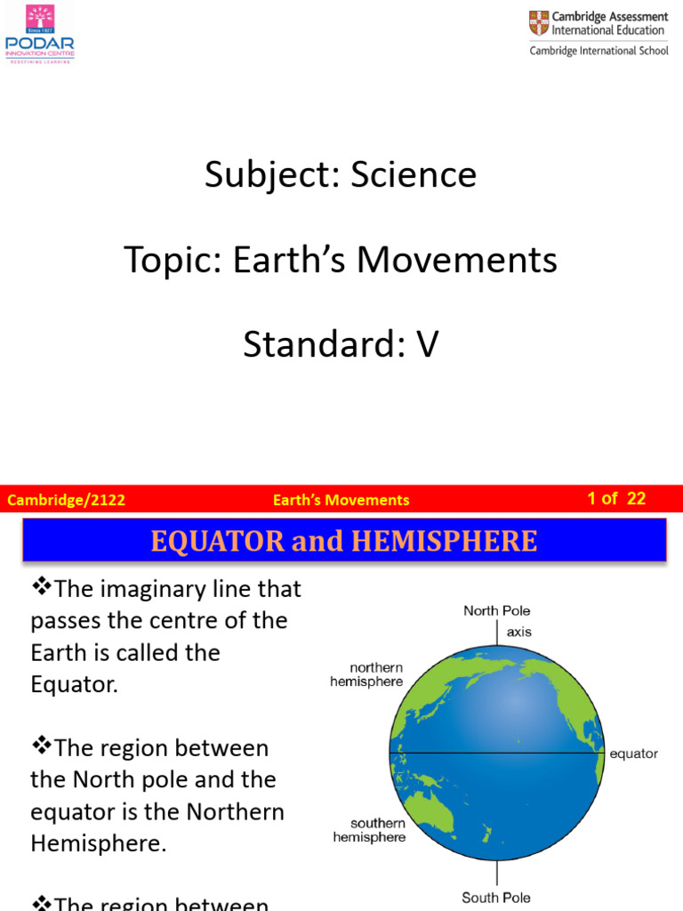 2 - Cambridge - V - Sci - Earth - S Movements | PDF | Galaxy ...