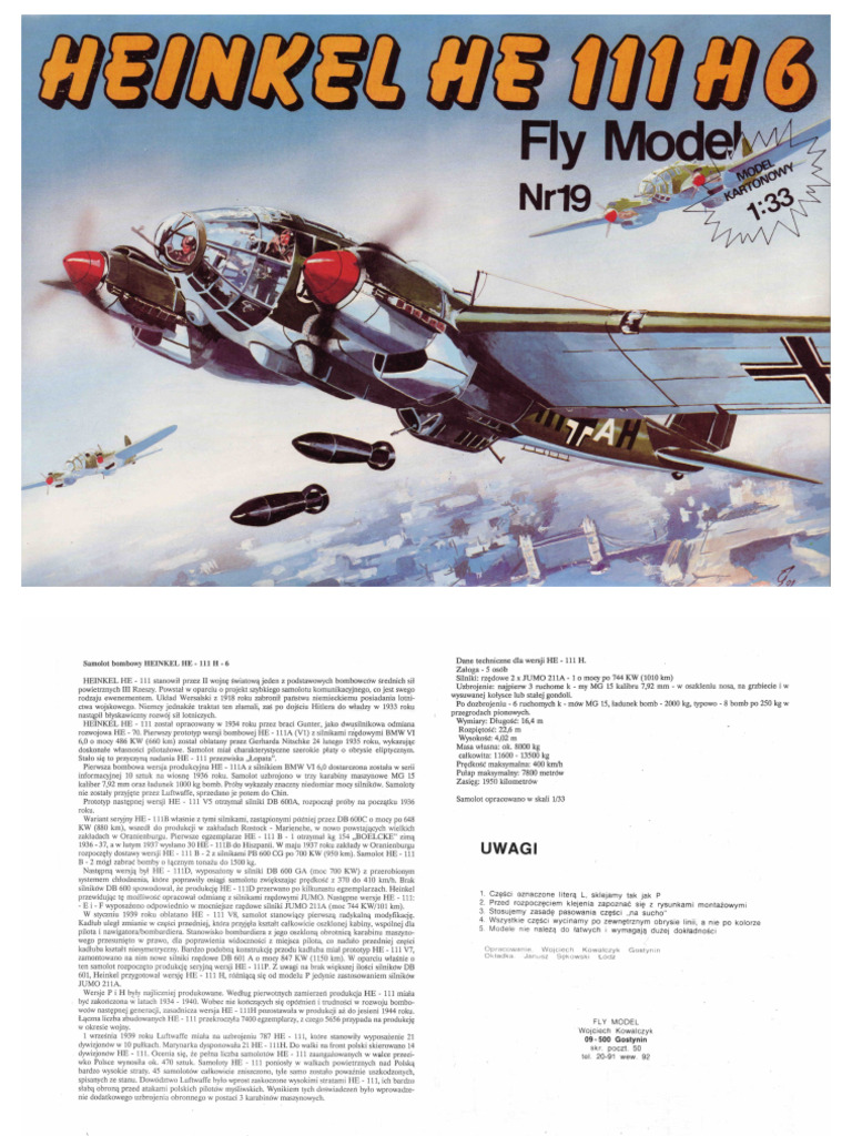 Heinkel HE 111 | PDF