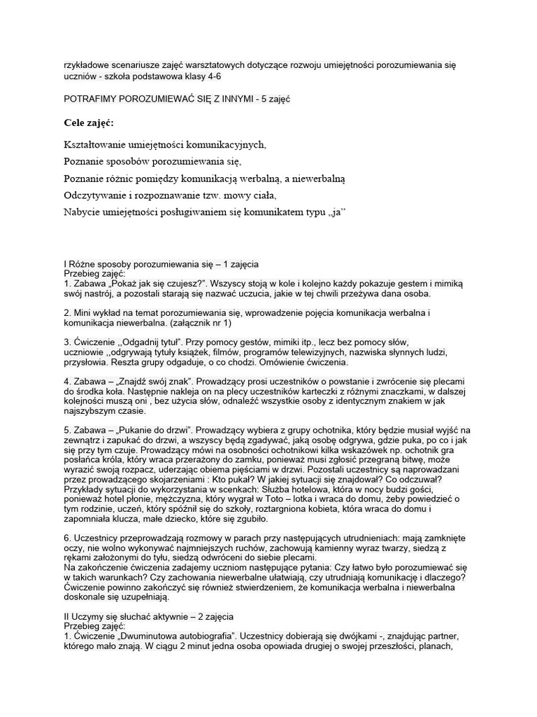 5 Tus Sygnały I Mowa Ciała | PDF