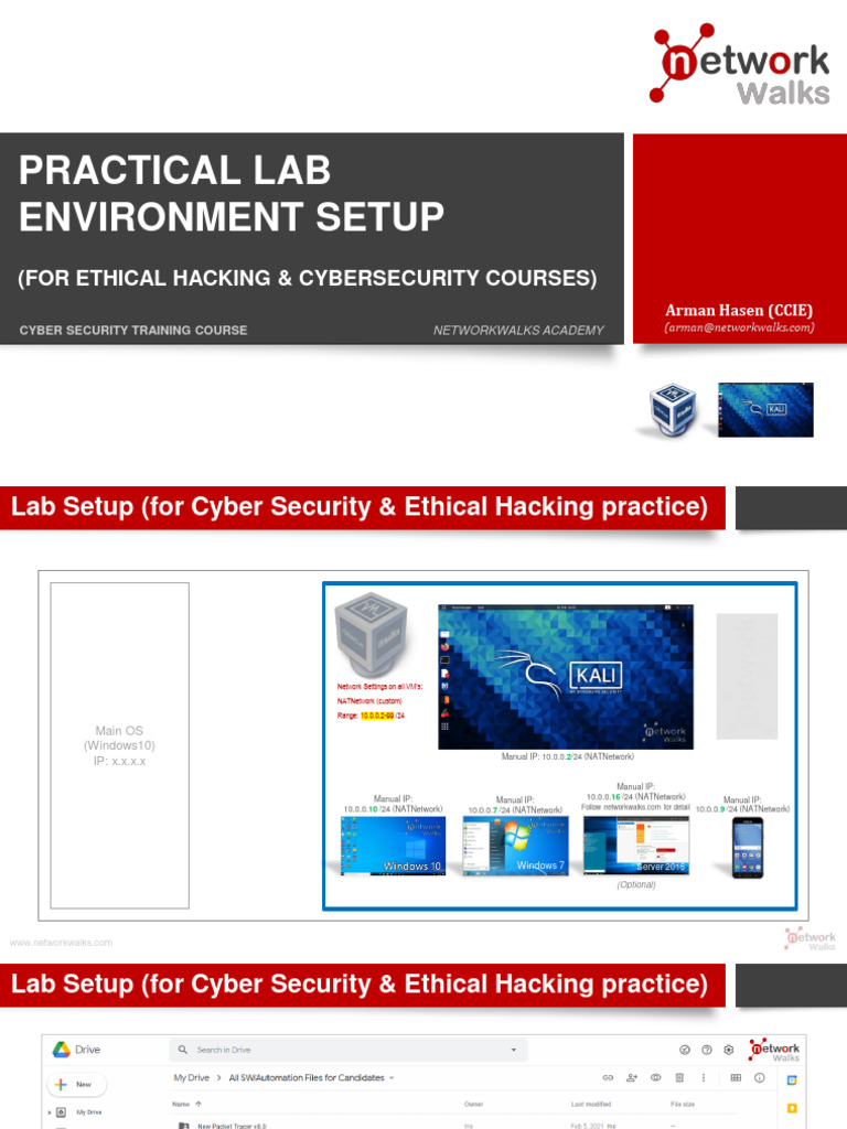 1.2. Lab Setup Virtualbox and Kali Linux v1 | PDF | Virtual Machine | Security