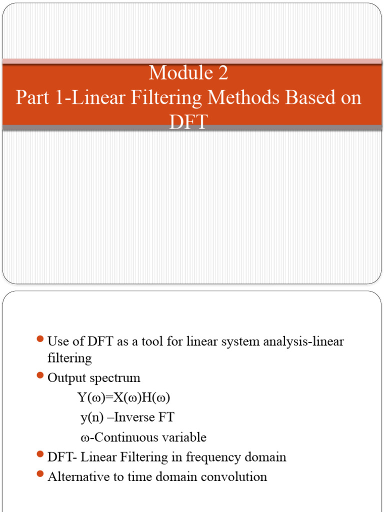 Module 2-1 | PDF | Discrete Fourier Transform | Algorithms And Data Structures