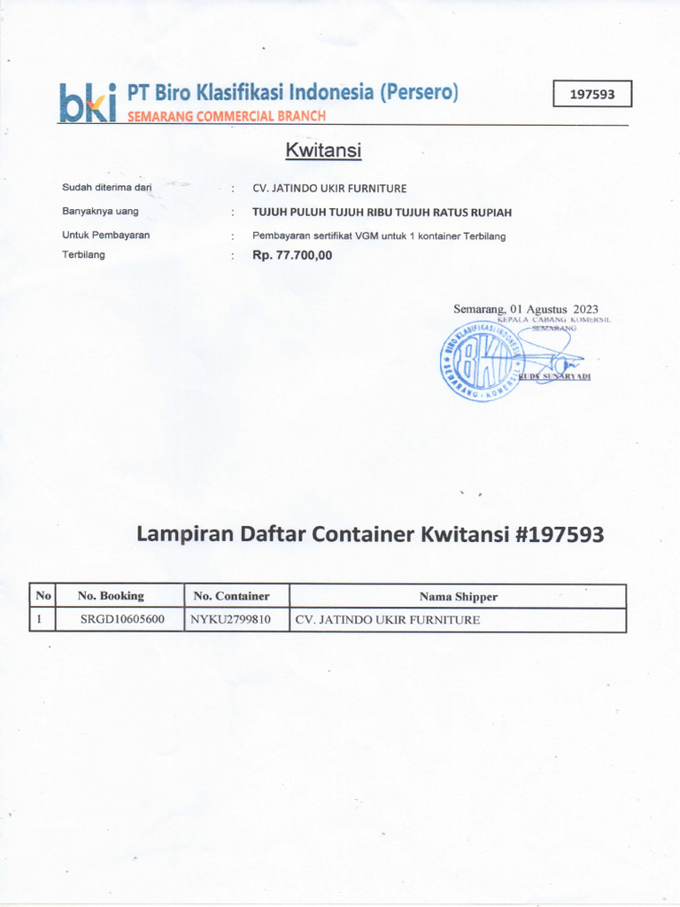 VGM Jatindo282 | PDF