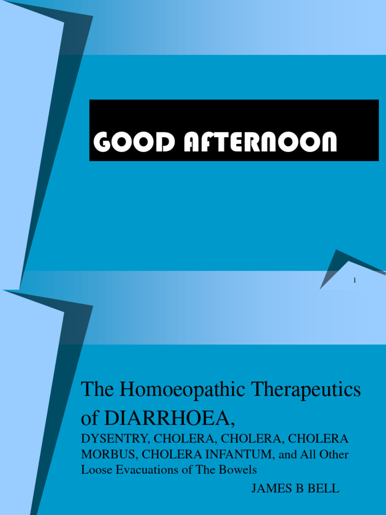 Bells Diarrhoea Therapeutics | PDF | Homeopathy | Human Feces