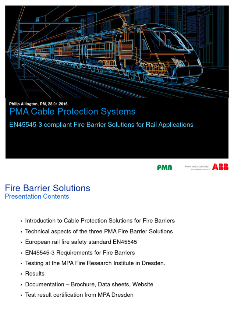 2 - 10.00 PMA Fire Barrier Solutions EN45545-3 | PDF | Building ...