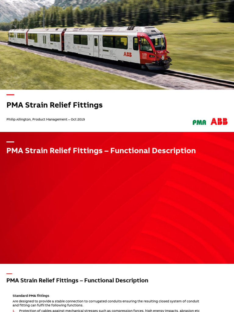 2 - 10.00 PMA Strain Relief Fittings - Functional Description | PDF ...