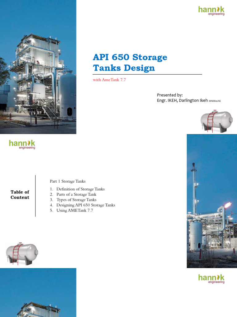 Storage Tank Design Training | PDF | Pressure | Petroleum