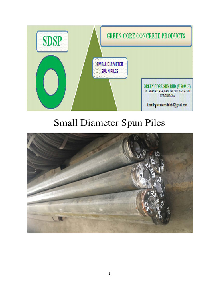 Q&A - Small Diameter Spun Piles Updated 2023 | Download Free PDF | Deep ...
