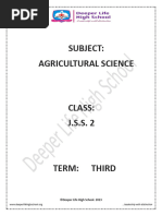 SS 1 Agric Science First Term E-Note | PDF | Agriculture | Intensive ...