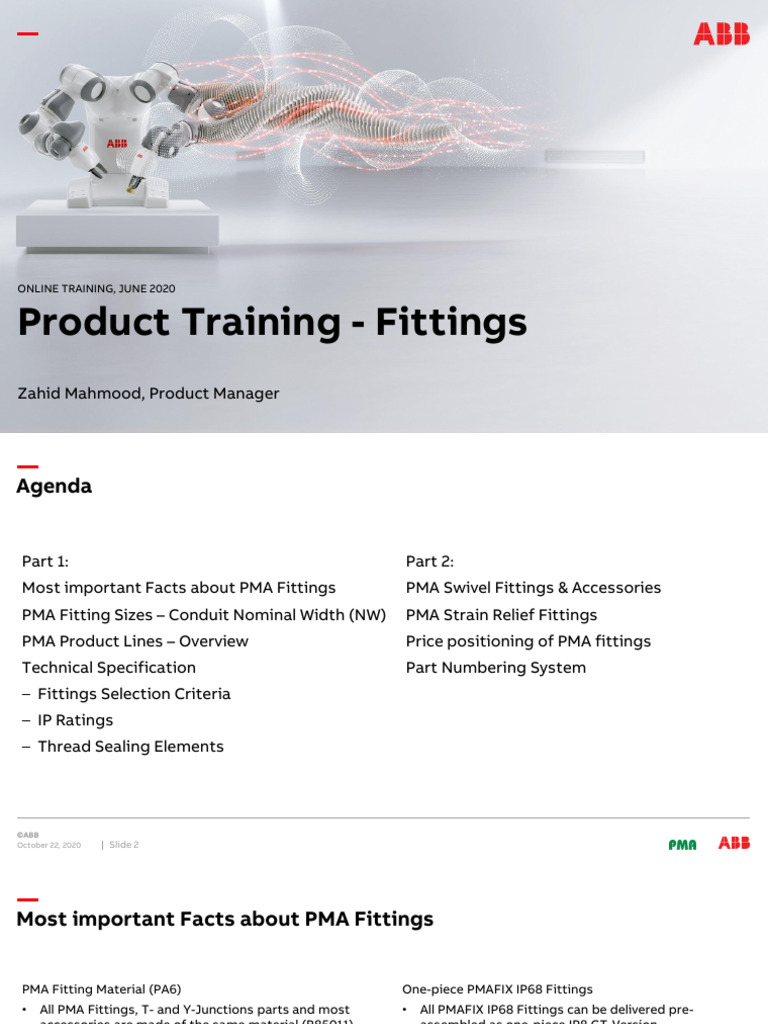 NFPA 79 Training for PMA Fittings | PDF | Pipe (Fluid Conveyance ...