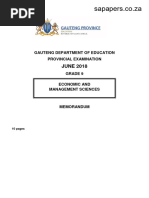 Ems Grade 8 Project 2023 Term 3 and Memo | PDF | Dividend | Business