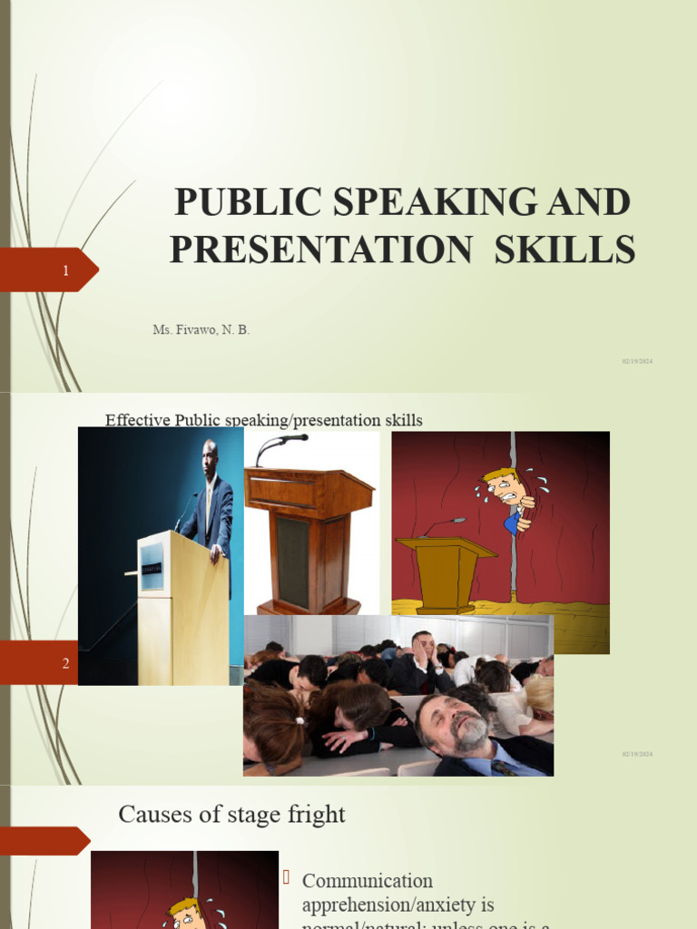 Public Speaking | PDF | Public Speaking | Empathy