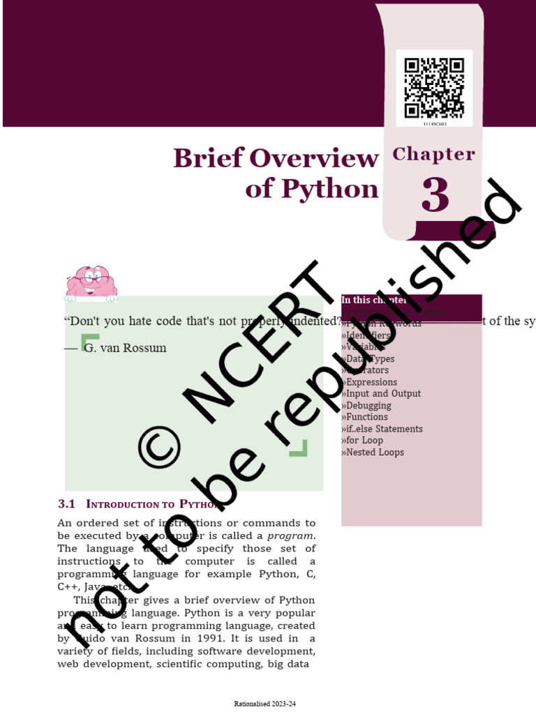 Python Material | PDF | Data Type | Programming Python Material | PDF | Data Type | Programming