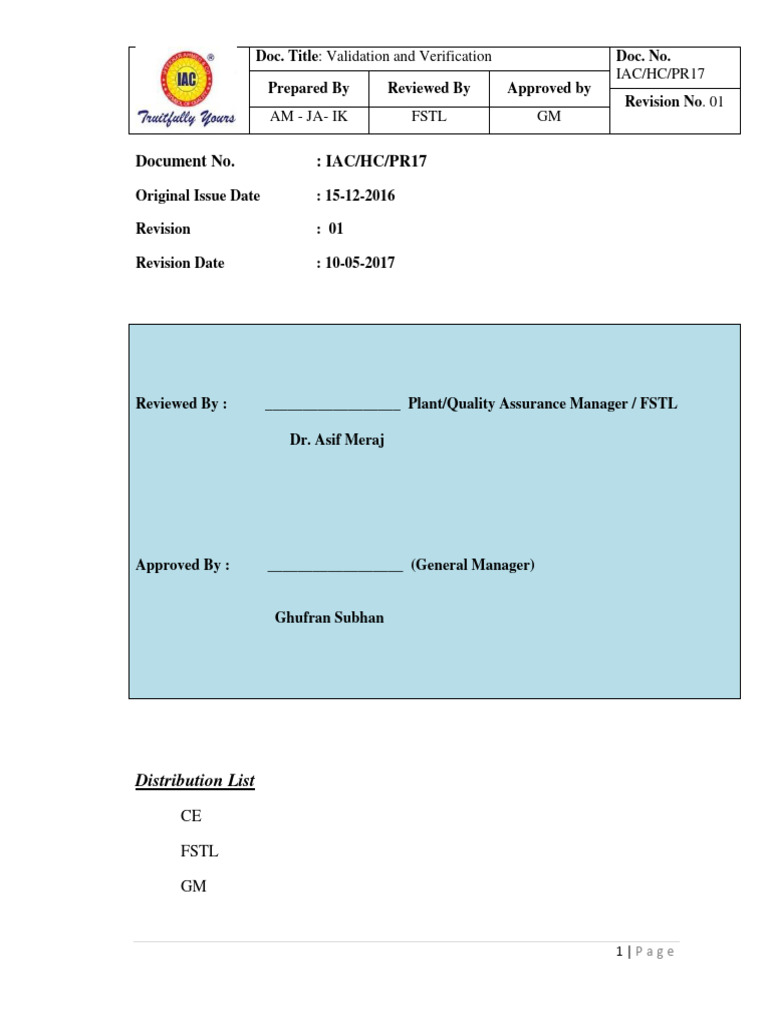 IAC-HC-HCPR17 Validation and Verification | PDF | Verification And ...