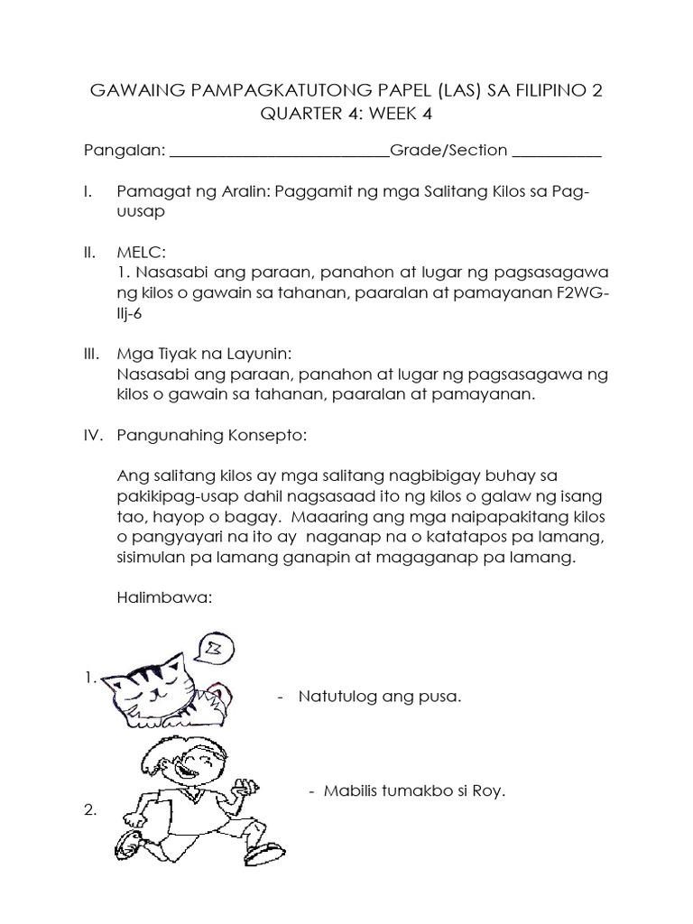 Filipino 2 - Q4-W4 | PDF
