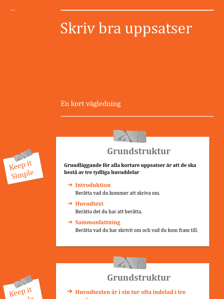 Skriv Bra Uppsatser | PDF