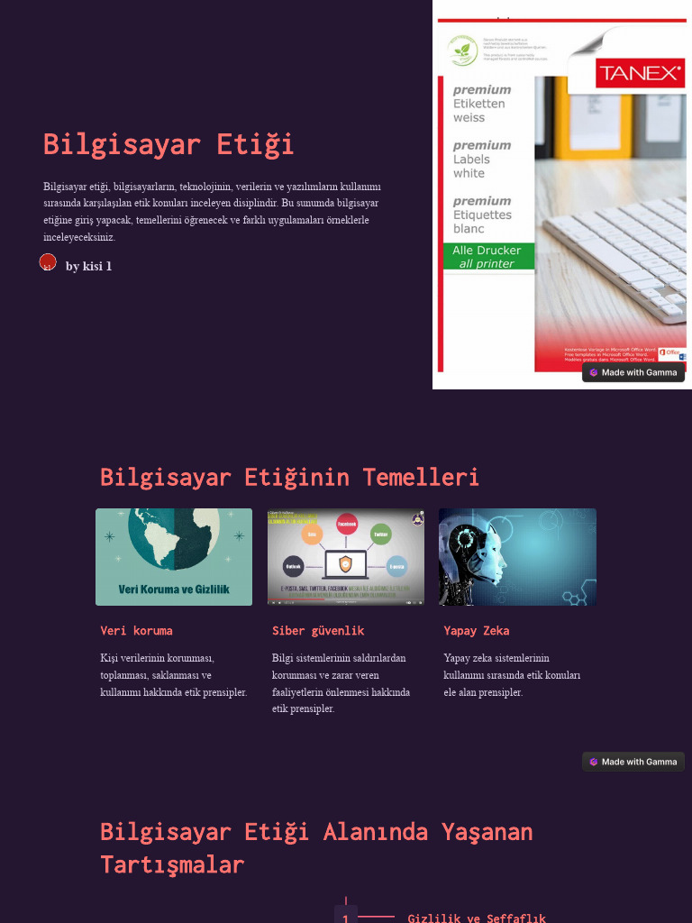 Bilgisayar Etigi | PDF