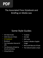 AP Style Guide for Dates and Datelines | PDF | Comma | Ellipsis