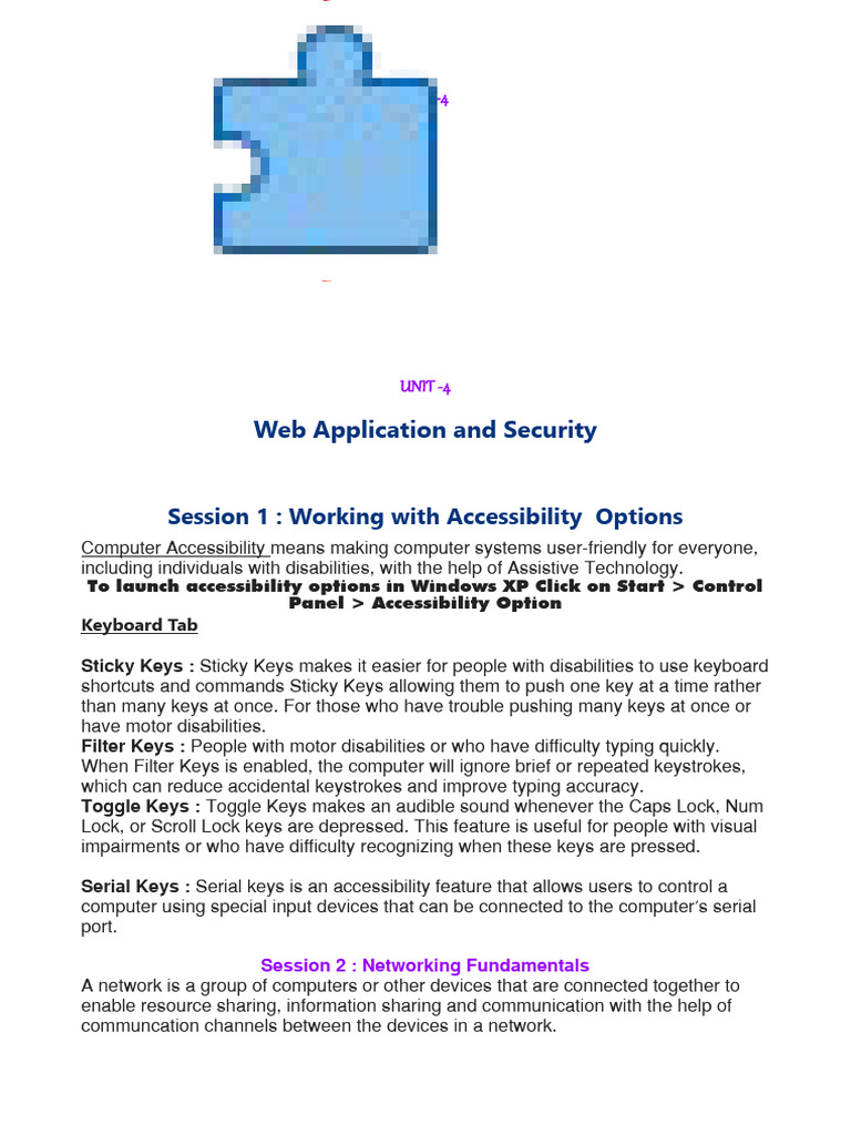 Class 10 Unit-4 It Notes | PDF
