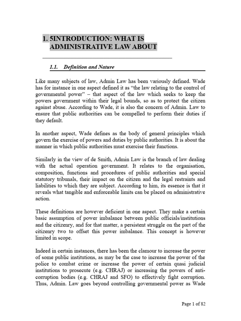 Notes - Administrative Law COMPLETE | PDF | American Government ...